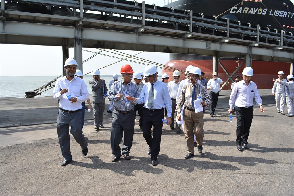 Chairman PQA visited Multi Purpose Terminal - Pictures | Port Qasim ...