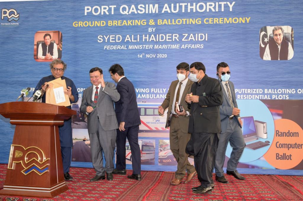 Computerized Plots Balloting of GBTS - Pictures | Port Qasim Authority ...